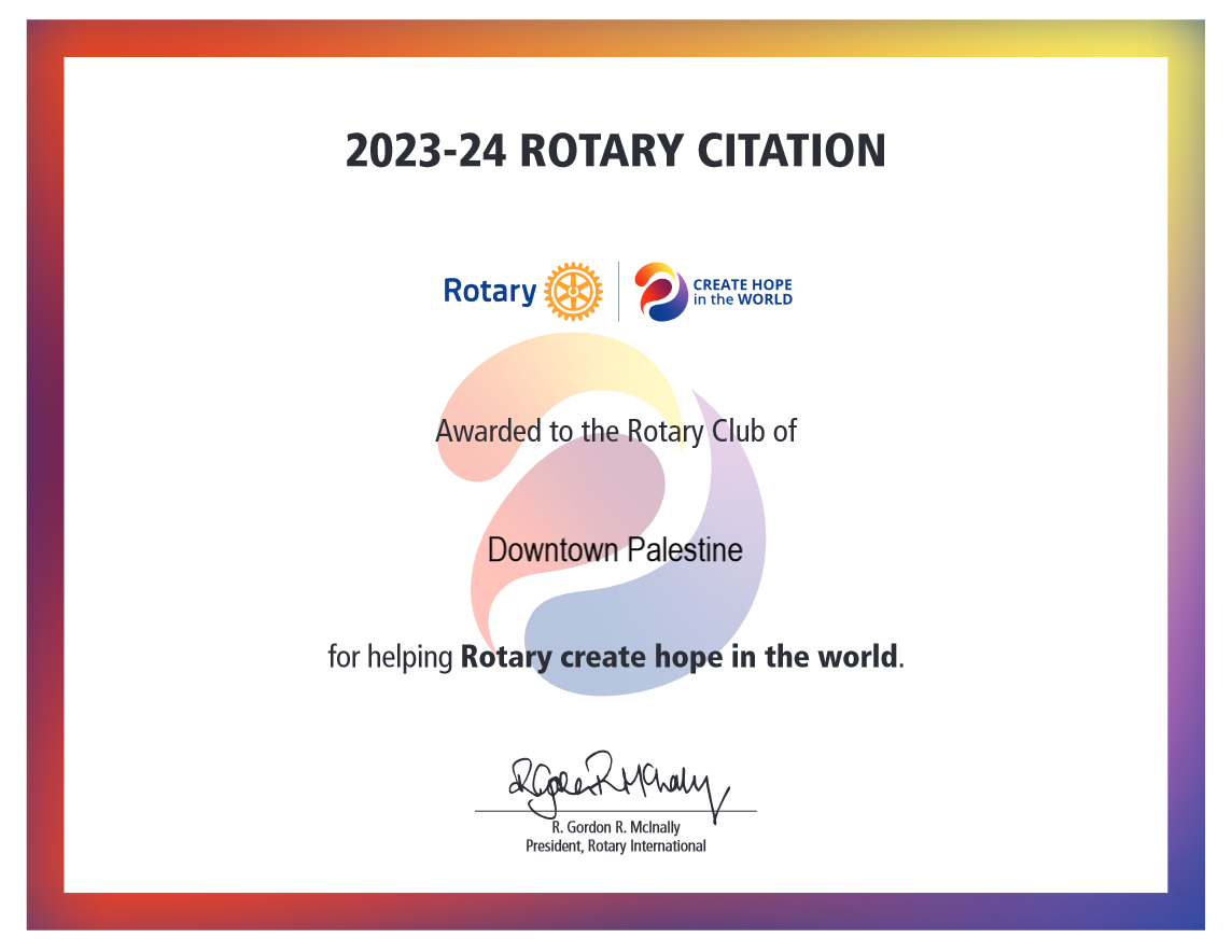 Home Page | Downtown Rotary Club of Palestine